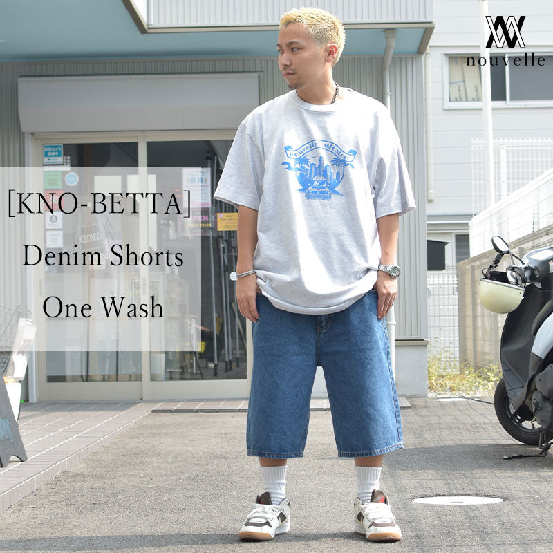 KNO-BETTA DENIM SHORTS デニム ショーツ ワンウォッシュ – nouvelle